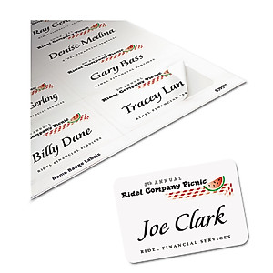 Avery 8395 Laser/Inkjet Name Badges,2-1/3-Inch x3-3/8-Inch,160/PK,Plain WE