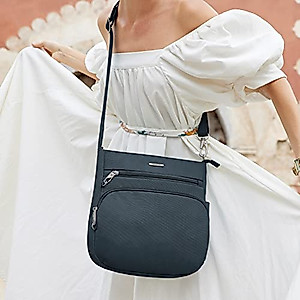 Travelon Anti-theft Classic N/S Crossbody Bag, Midnight