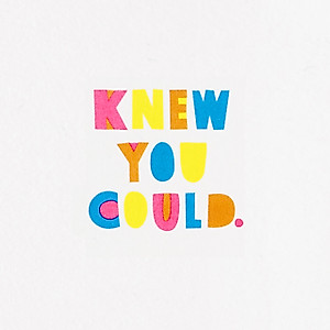 Hallmark Signature Congratulations Card or Graduation Card (You Did It)