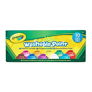 Crayola Washable Kids Paint Set, 10 Count