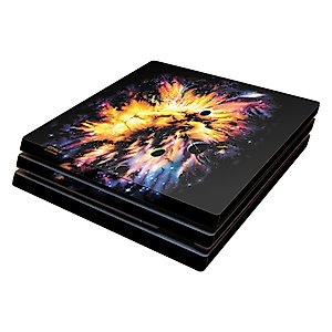 MightySkins Skin Compatible with Sony PS4 Pro Console - Leo Galaxy | Protective, Durable, and Unique Vinyl Decal wrap Cover | Easy to Apply, Remove, and Change Styles | Made in The USA