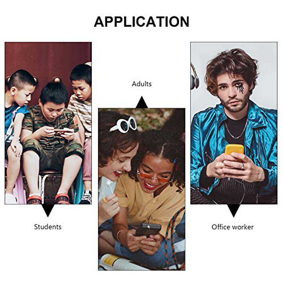 Nativity Accessories 1 Pair Mobile Game Trigger Phone Game Shooting Handle Button Controller Gifts for Men Women Metal Joycon