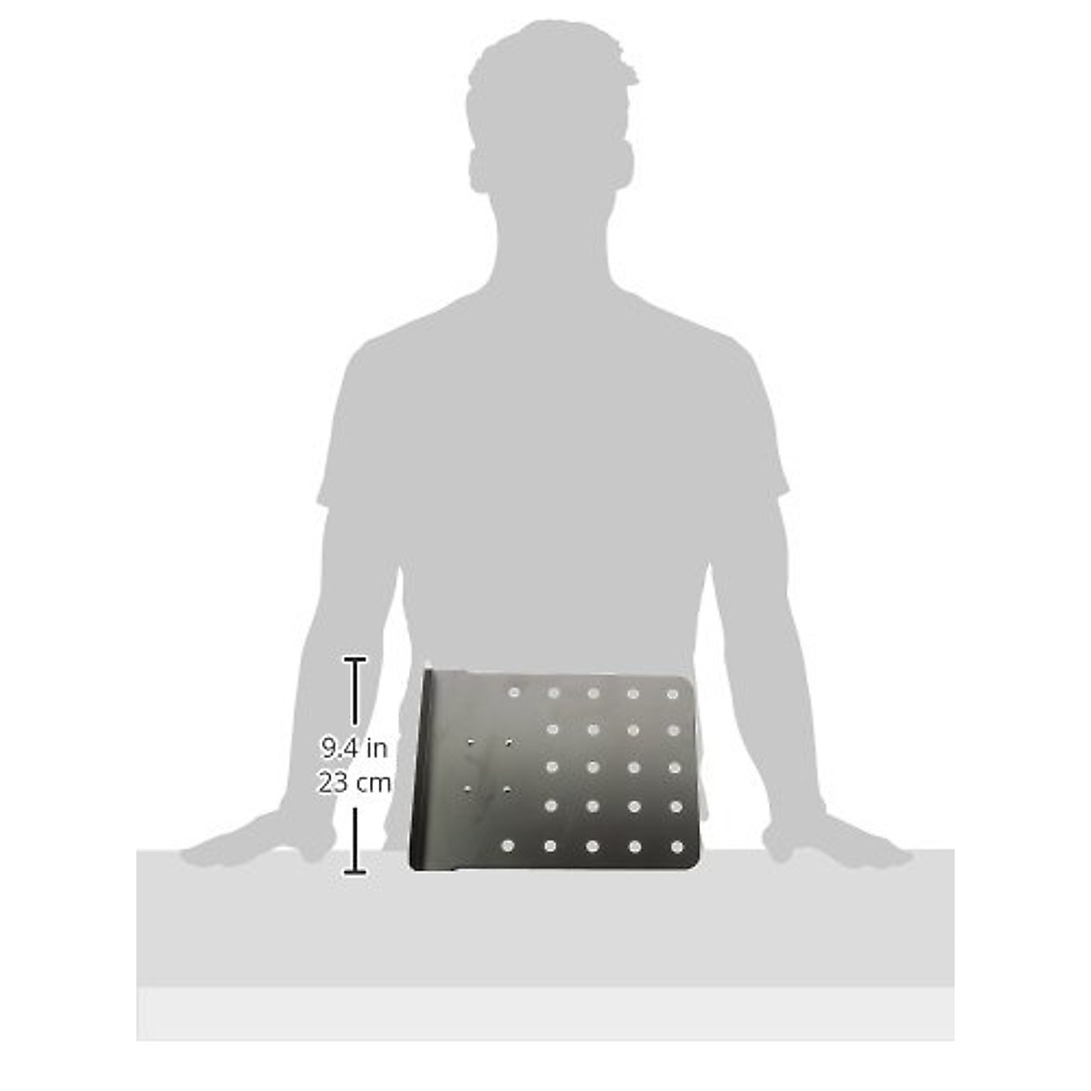 Stagg MUS-ARM 1 Small Music Stand with Attachable Holder Arm,Black