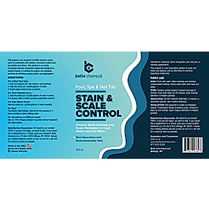 Stain and Scale Control for Pools, Spas and Hot Tubs