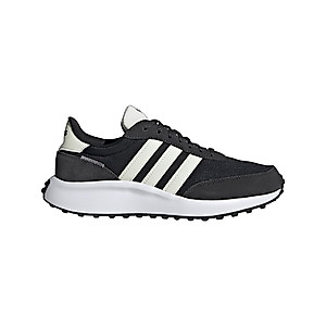 adidas Women's Run 70s Shoes, Black/Off White/Carbon, 8