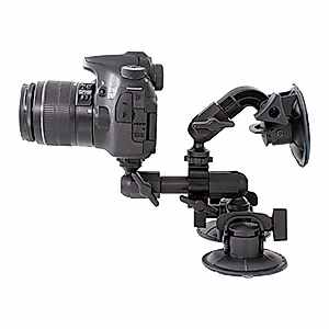 Delkin Devices Fat Gecko Triple Suction Camera Mount (DDMNT) , Black