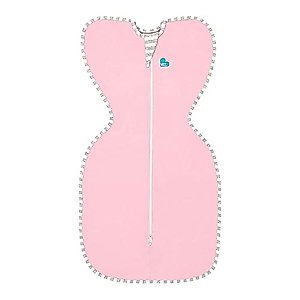 Love To Dream Swaddle UP, Pink, Newborn, 5-8.5 lbs., Dramatically better sleep, Allow baby to sleep in their preferred arms up position for self-soothing, snug fit calms startle reflex