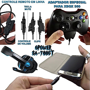 SADES Gaming Headset Headphone for PS4/PC/Laptop/Xbox 360 with Microphone SA-708GT