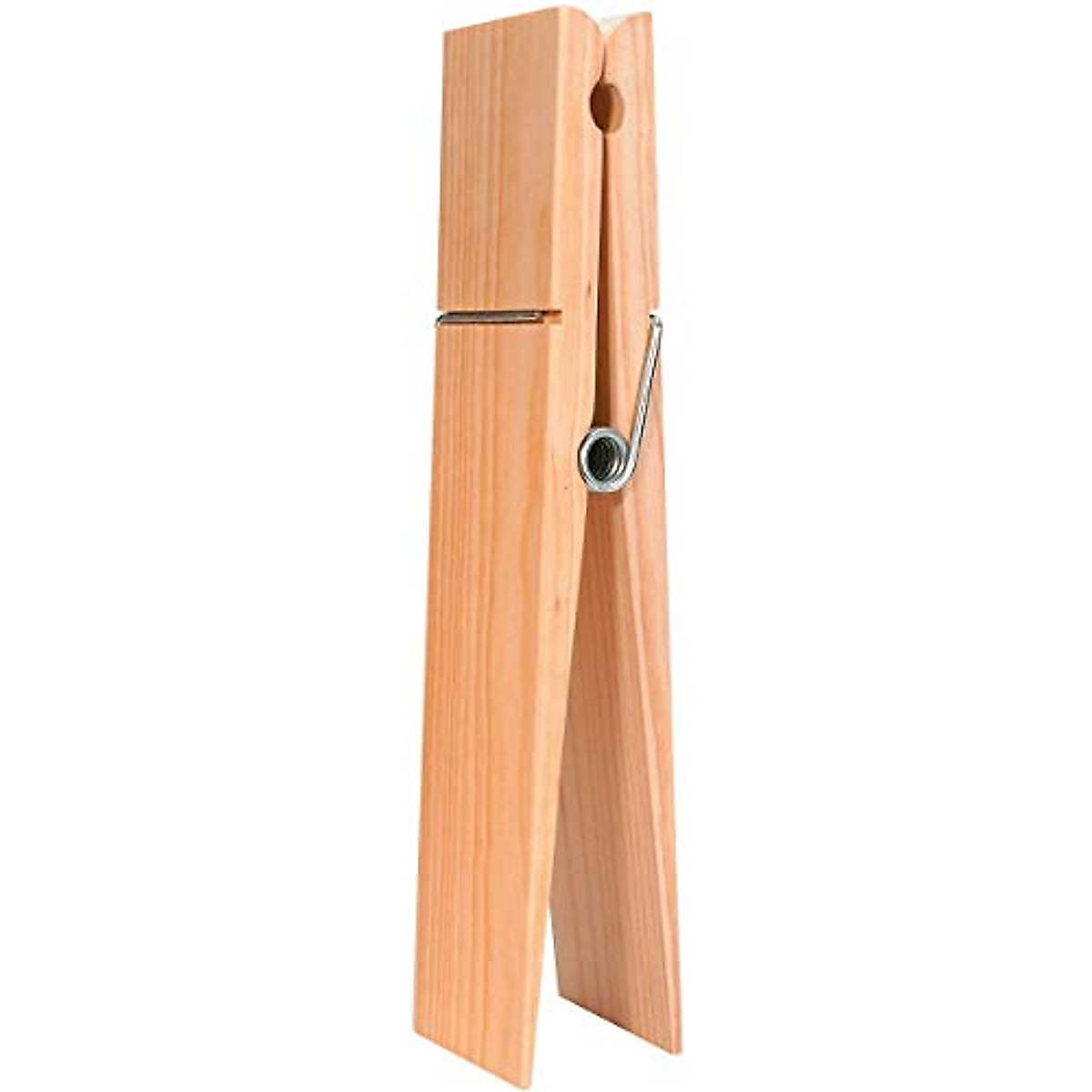 Darice Super Jumbo Wood, 12” Tall – Huge Clothespin for Crafting and Decorating, Holds Papers or Photos, Customize with Paint or Stain to Match Home Décor, Natural