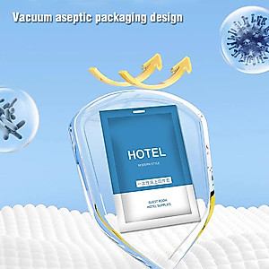 ANDECH Disposable Bed Sheets Travel Disposable Bedding Set Portable Travel Sheets for Hotel One Time Bedsheet Travel Bed Cover (Travel 4-Piece Double) 2 Sets Birthday Gift