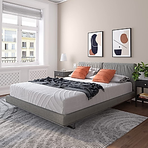 Giantex Memory Foam Mattress, 8-Inch Full Cool & Comfortable Gel Infused Foam Mattress w/Poly Jacquard Fabric Cover for Pressure Relieving, CertiPUR-US Certified Firm Mattress Delivered in a Box