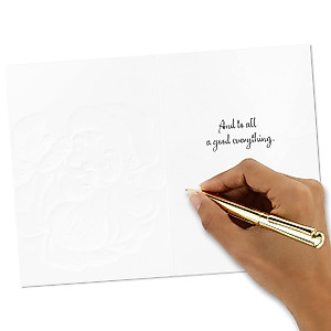 Hallmark Boxed Christmas Cards, Vintage Santa Claus (4 Designs, 12 Cards and Envelopes)