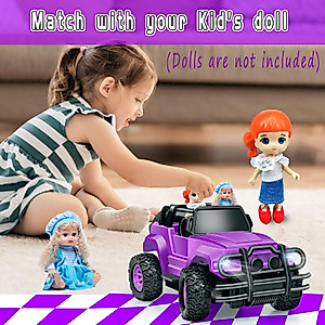 Ynybusi Remote Control Car RC Racing Cars, 1:20 Scale Remote Control Monster Truck, 2.4Ghz LED Light Off-Road Rc Cars,Toy Cars for Kids Boys Girls 6 7 8 9 10 Years old (Purple)