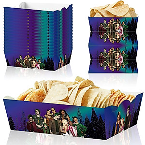 30 Pack Zombies 3 Party Supplies, Disney Zombies Paper Food Tray Zombies Party Favors Paper Food Serving Tray Zombies Paper Trays