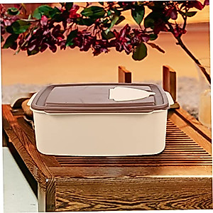 KICHOUSE 1 Set Tea Residue Bucket with Lid Tea Residue Filter Bucket Container with Lid Table Top Bin Garbage Can Mini Containers Small Wastebasket Drain Tray Office Desktop Pp