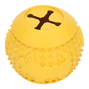 Zerodis Dog Chew Toy,Durable Dog Interactive Toy Dog Rugby Dog Leakage Food Ball Pet Interactive Ball Toy Pet Puzzle Toys for Aggressive Chewers