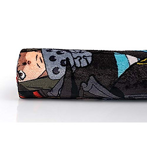 JUST FUNKY Fire Force Anime Series Fleece Throw Blanket | Fire Force Manga Throw Blankets | Fire Force Character Favorites Anime Blanket | Measures 60 x 45 Inches