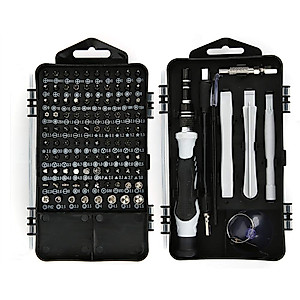 117-in-1 Multifunction Screwdriver Set with Storage Case - Repairing Screwdriver Set Mobile Phone Repair Tool Kit - Screwdriver Bit Kit for All Your Repair Needs