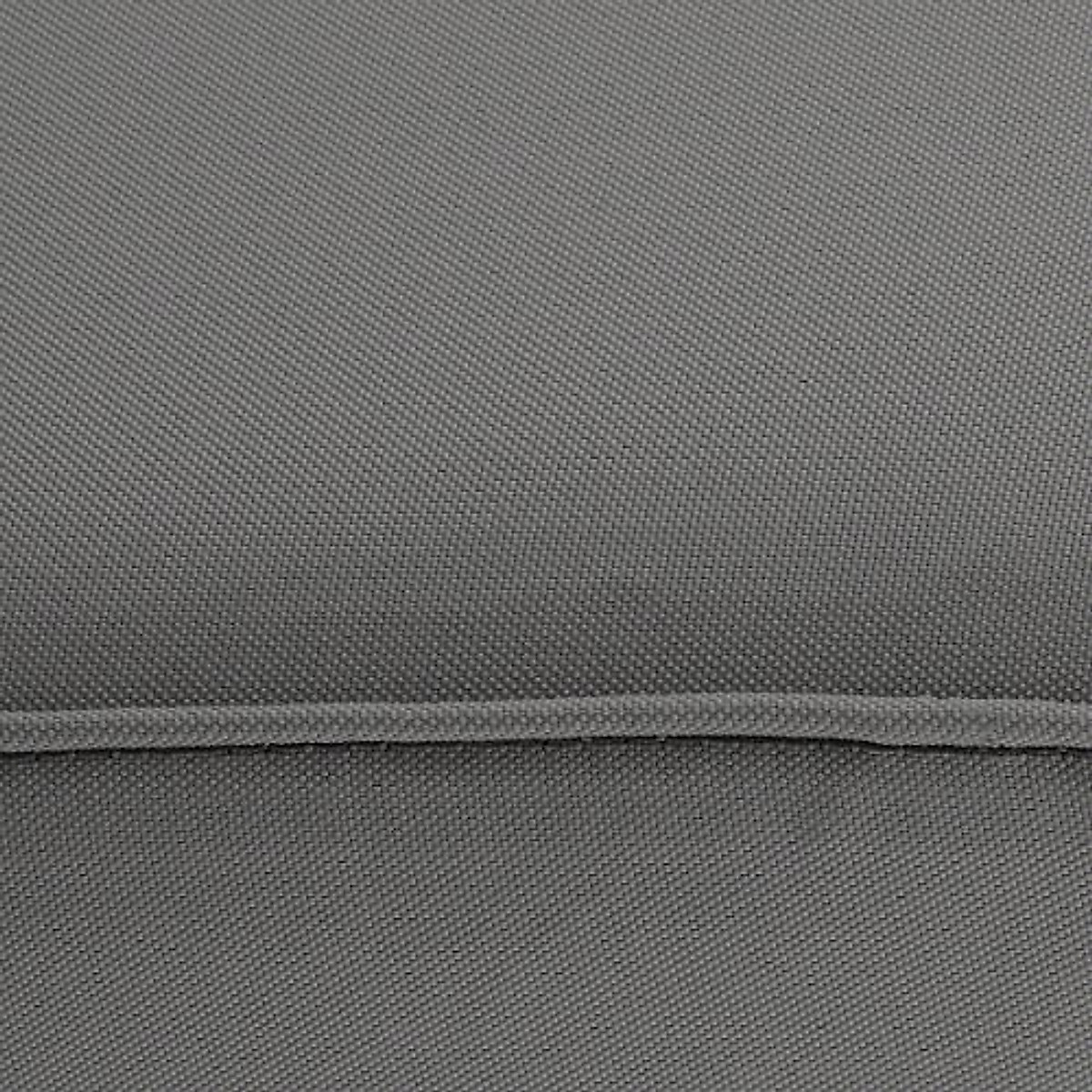 Classic Accessories Montlake FadeSafe Water-Resistant 21x25x5 Inch Rectangle Outdoor Seat Cushion Slip Cover, Patio Furniture Chair Cushion Cover, Light Charcoal Grey, Patio Furniture Cushion Covers