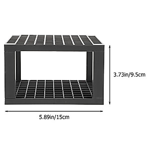 EXCEART Watercolor Brush Pens Set 2PCS Plastic Paint Brush Holder 96 Hole Art Plastic Pencil& Brush Holder Desk Stand Organizer Holding Rack Multi- Bin Art Brush Organizer Desktop Stand