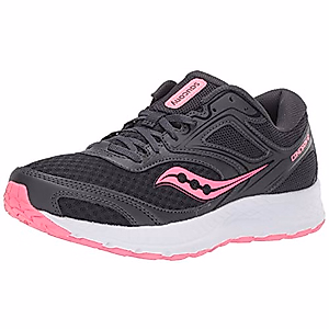 Saucony womens Versafoam Cohesion 12,Black/Pink,8 W US