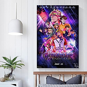 ZUGANGS Game Poster Dream SMP Poster Canvas Wall Art Picture Print Painting for Home Wall Decor 12x18inch(30x45cm)
