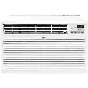 LG 14,000 BTU Through the Wall Air Conditioner, 230/208V, Cools 750 Sq.Ft. for Bedroom, Living Room, Apartment, Electronic Control w/Remote, 3 Cooling & Fan Speeds, 4-Way Air Deflection, Auto Restart