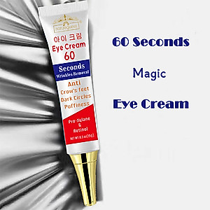Instant eye cream with retinol, firming, anti-puffiness, wrinkles, removing dark circles, moisturizing skin (1)