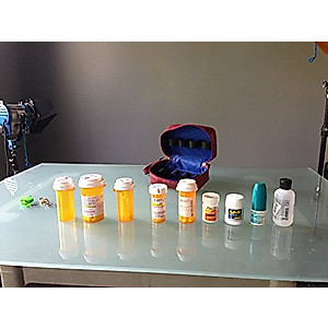 SafeTote Rx Portable Medication Lock Bag Prescription Will securely fit. Ideal for Daily Storage and Travel. Includes TSA #7 Lock.