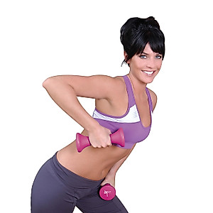 Tone Fitness 20-Pound Hourglass Dumbbell Set | Weight Set