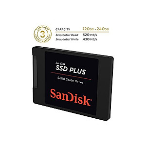 SanDisk SSD Plus 120GB 2.5-Inch SDSSDA-120G-G25 (Old Version)