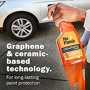Nu Finish 2-Piece Exterior Finishing Car Kit - Nu Scratch Doctor Car Scratch Remover and Nu Graphene Coating Spray