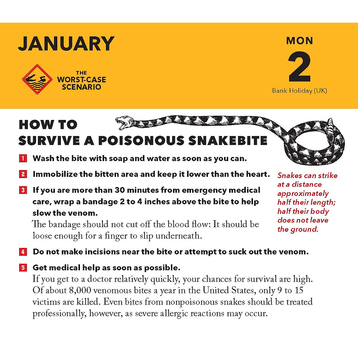 Worst-Case Scenario 2023 Daily Survival Calendar