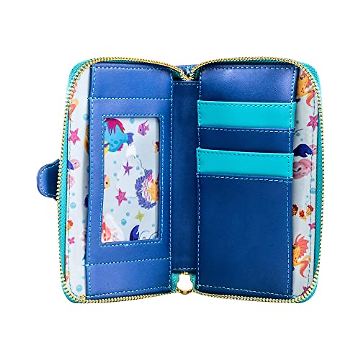 Loungefly Disney Little Mermaid Sebastian Wallet, Amazon Exclusive