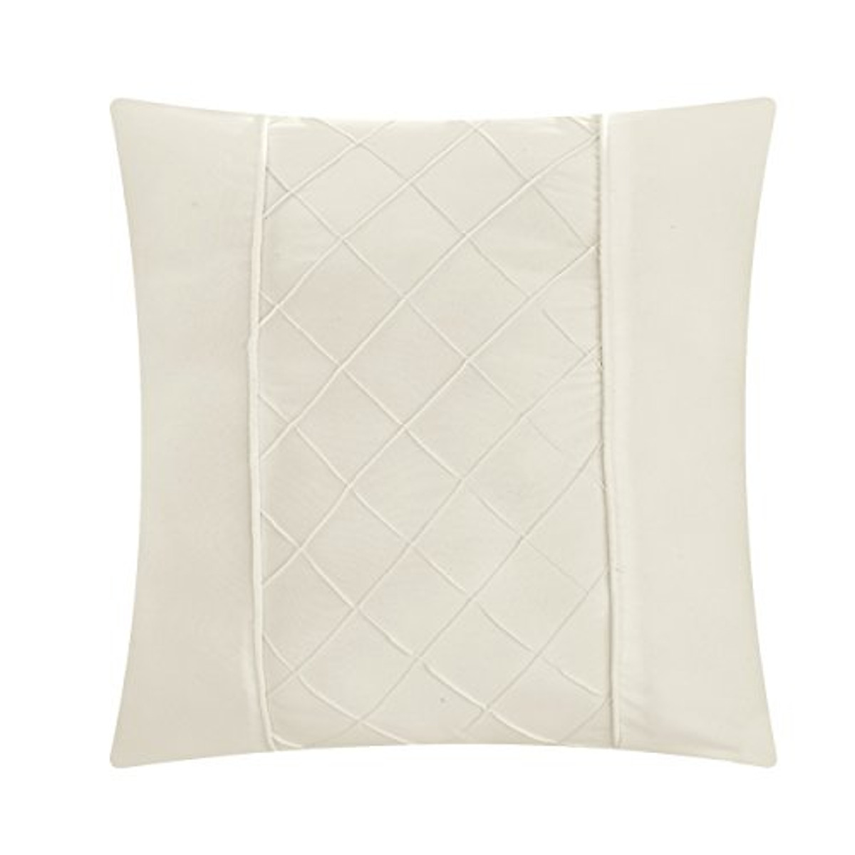 Chic Home 10 Piece Hannah Pinch Pleated, Ruffled and Pleated Complete Queen Bed in a Bag Comforter Set Beige with Sheet Set