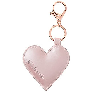 Itzy Ritzy Diaper Bag & Purse Charm, Keychain & Luggage Marker; Measures 6" Long & 3" Wide; Features Durable Clasp & Trendy Rose Gold Hardware, Blush