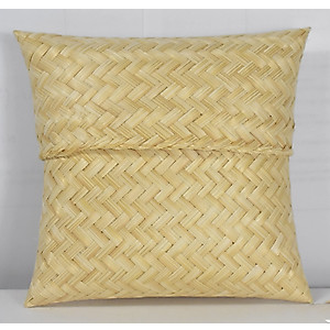 Sticky Rice, Food, Sandwich Craft Handmade Basket container from Bamboo (Square Shape)