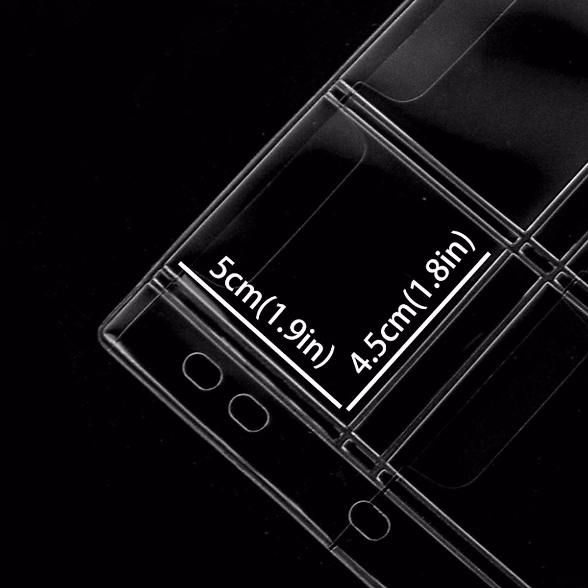 200 Pockets Coin Binders Pages - 1.77 inch Holders 10 pcs Loose-Leaf Sheets Acid-Free Collection Holders for Medallion Coin Stamp Currency Collecting Supplies 45x45 mm / 1.77x1.77 inch CS03220