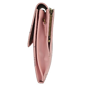 Anna by Anuschka Women’s Hand-Painted Genuine Leather Flap Organizer - Butterfly Garden