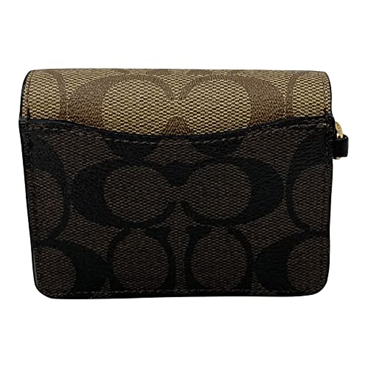 Boxed Mini Wallet On A Chain In Blocked Signature Canvas