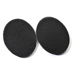 Replacement Earpad Cushions + Inside Tone Tuning Foam Pads for Sennheiser HD600, HD650, HD545, HD565, HD580, Headphones with ITIS Cable Clip