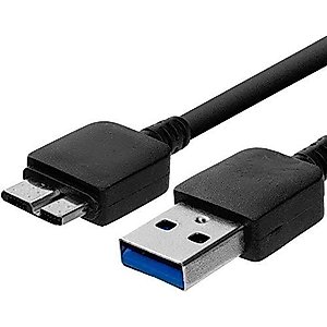 NTQinParts 3FT USB3.0 Data Sync Power Charger Cable Cord for Brother ADS-1250W ADS-1700W Compact Desktop Scanner