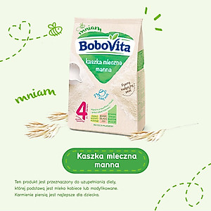 Bobovita Instant Milk Semolina (230g /8.1 Oz)