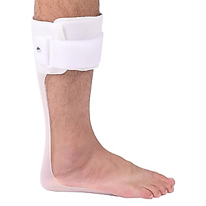 Orthomen Ankle Foot Orthosis Support - AFO Splint - Drop Foot Brace (M-Left)
