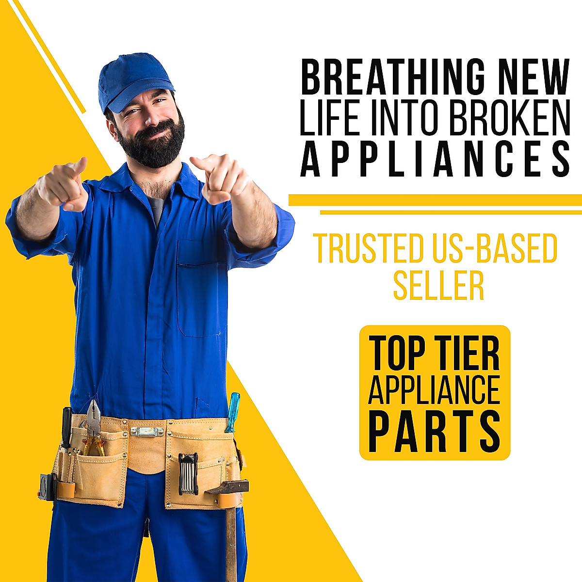 PartsBroz WJ71X10657 Air Filter Sub Assy - Compatible With General Electric Air Conditioner - Replaces AP4510392 1567475 AH2374480 EA2374480 PS2374480 Ultra Durable Replacement