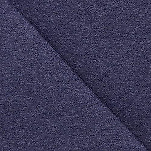 Amazon Basics Cotton Blend Jersey Knit Comforter Set, Full/Queen, Navy Blue