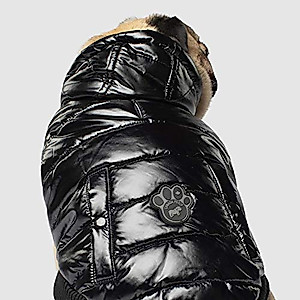 Canada Pooch Cp01747 Nordpol Parka Black Gloss Size 14