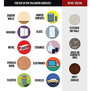 Recycle Sticker Trash Bin Label - 4" x 4" - 5 PACK Organize Garbage Waste from Recycling - Great for Metal Aluminum Steel or Plastic Trash Cans - Indoor & Outdoor - Use at Home Kitchen & Office