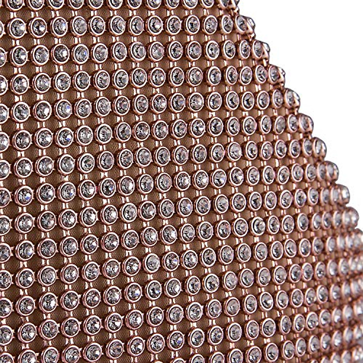 CROWN GUIDE Women's Vintage Evening Bags Clutches Bling Beaded Wedding Party Gowns Formal Prom Purses Handbags With Wristlet Champagne