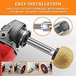 Angle Grinder Extension Shaft, M14 Connecting Rod 3Pcs Set for Polishing Machine (75mm 100mm 140mm)